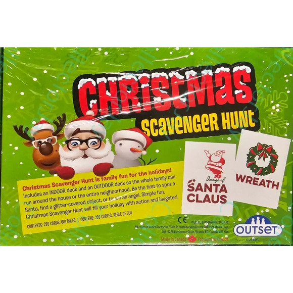 GAME | Toys | Christmas Scavenger Hunt Family Indoor Outdoor Game Age 6 ...